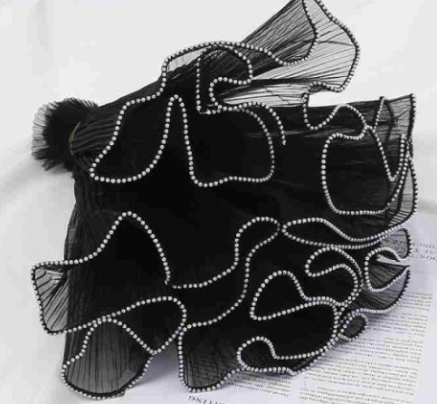 Malla Tull Borde Perlado – Macarose